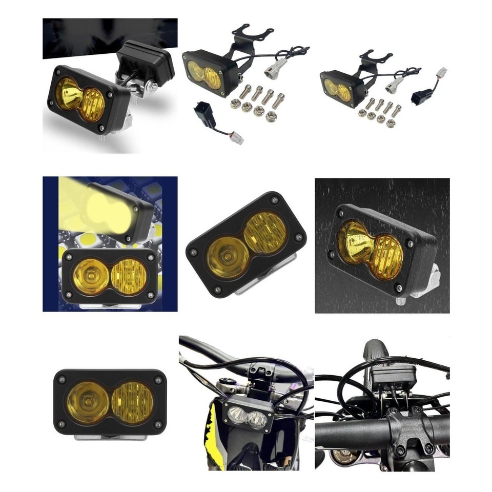Headlight Kit Mount Bracket Night Riding LED Beads Wear-resistant Easy ...