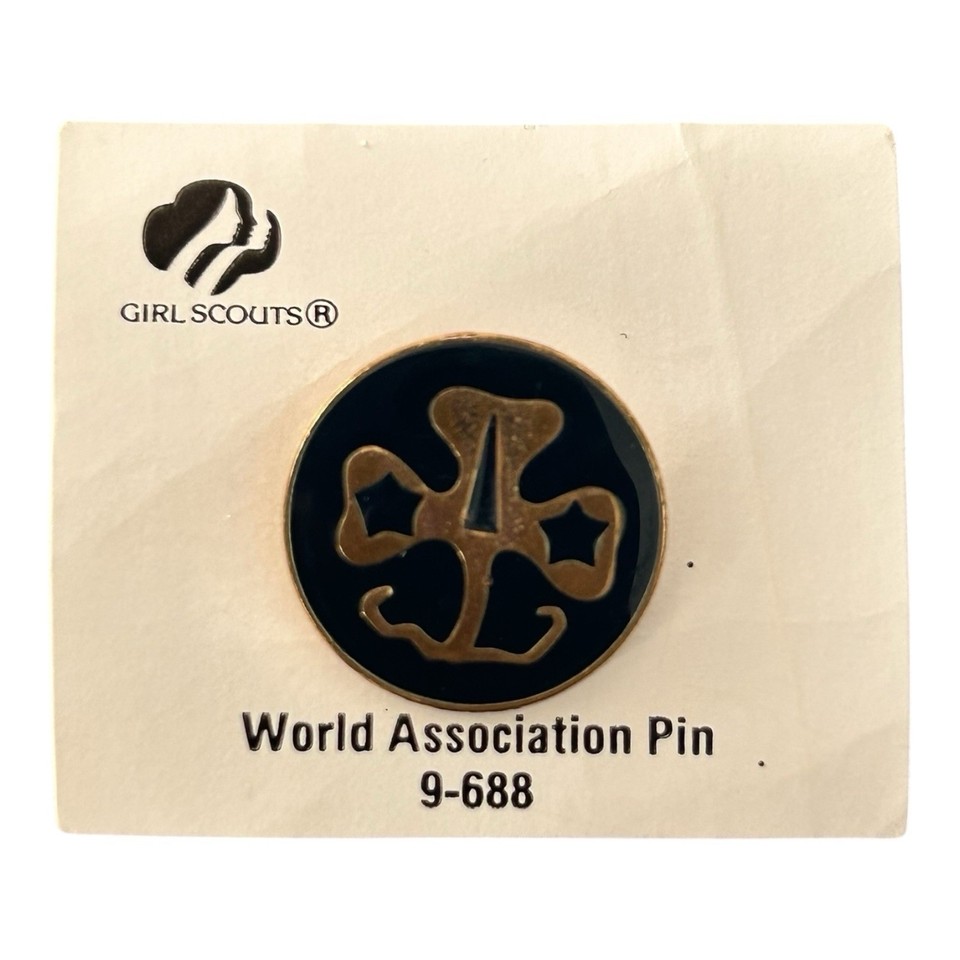 NEW Girl Scout Pins Membership Safety Faith Silver Torch Vintage and ...