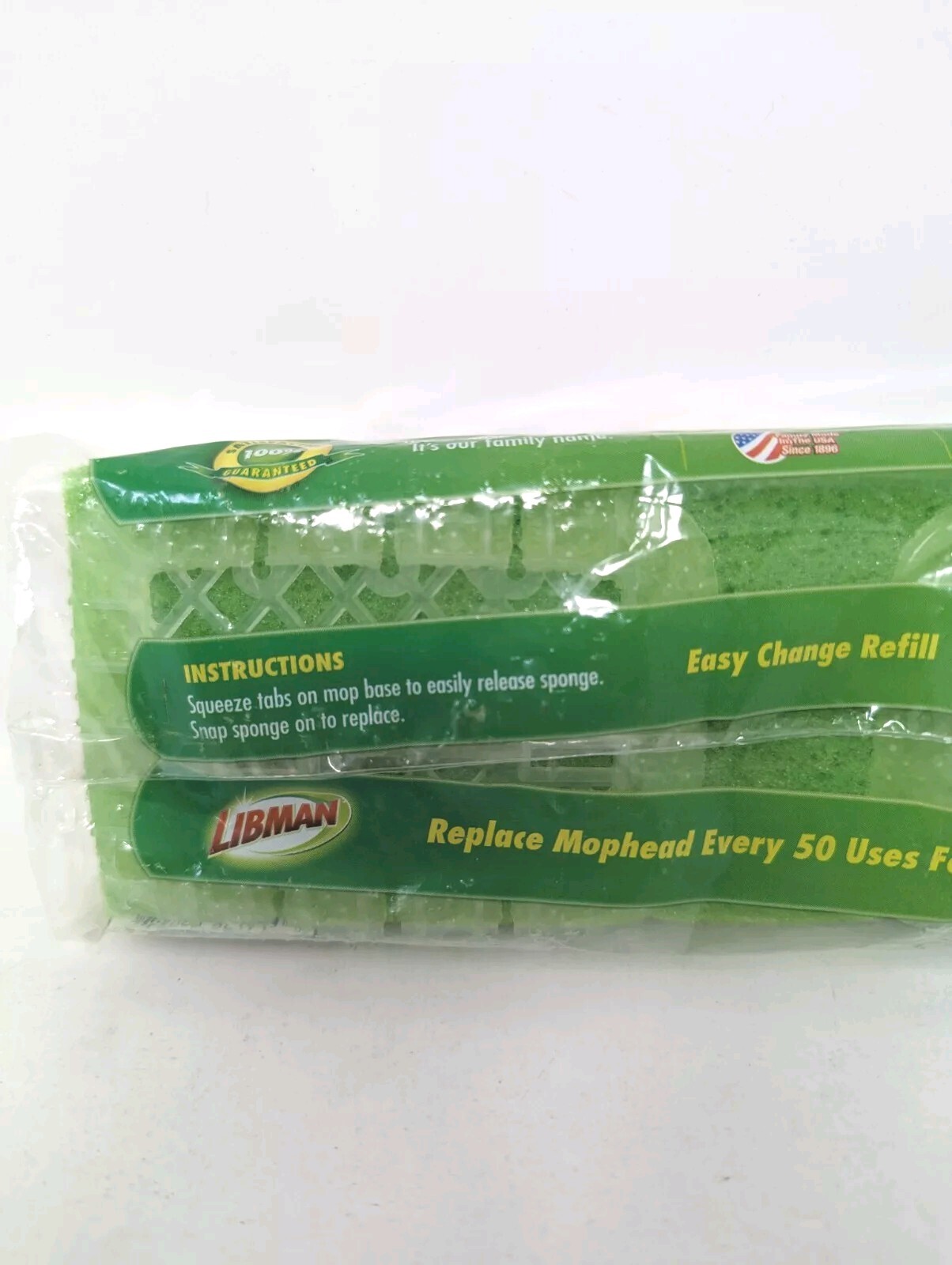 Genuine Libman Gator Mop Refill Sponge #03021 Easy Change Refill New ...
