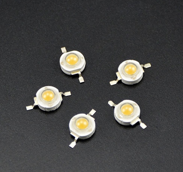 50PCS 1W Led Chip High Power LED Beads 100-110LM Warm White | eBay