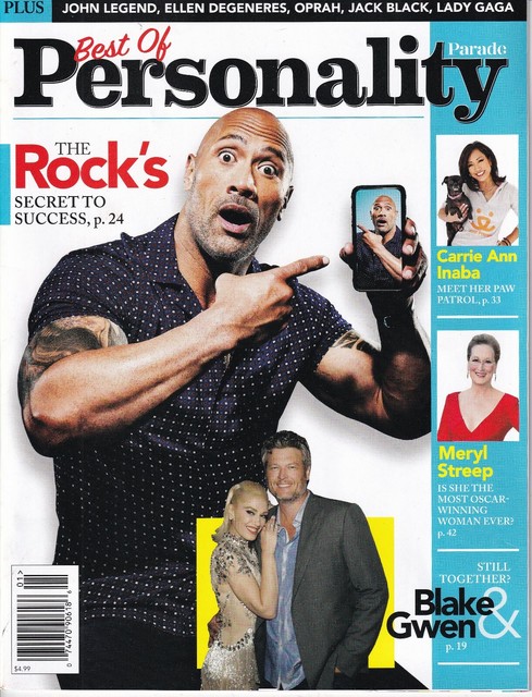 Best of Personality Magazine Dwayne Johnson Carrie Inaba 2018 ...