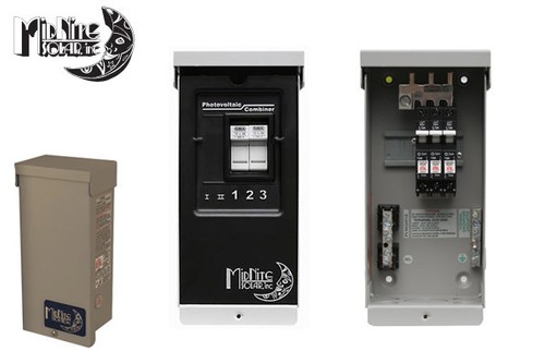 Midnite Solar 3 Position Aluminium Rooftop PV Combiner/isolator box MN ...