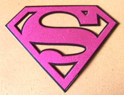 Pink Superman Symbol