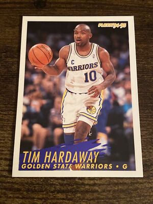 1994-95 Fleer Golden State Warriors Basketball Card #72 Tim Hardaway ...
