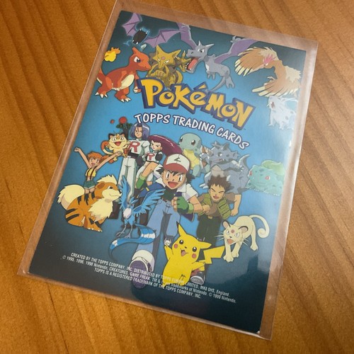 Pokemon Topps 1999 - Gotta Catch ‘em all! - Official Trading Cards List ...
