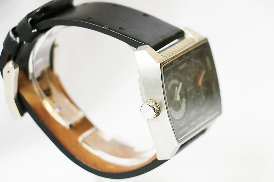 Dakota Double Face Watch Quartz Used Rare 45mm Stainless Steel | eBay