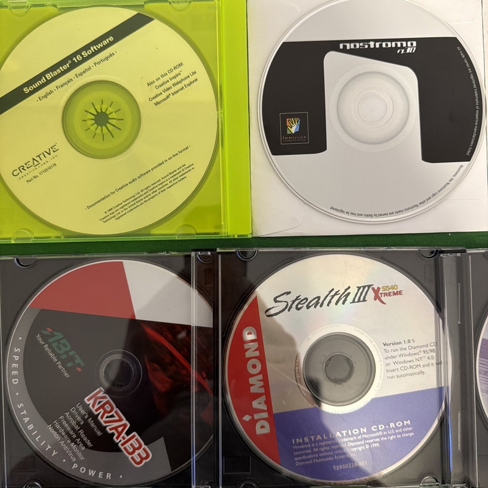 Lot of 37 Vintage Microsoft & Software CD-ROM Windows 90s/2000s | eBay