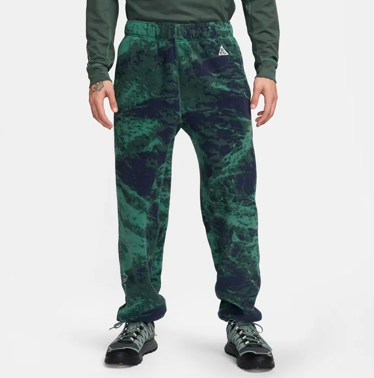 Nike ACG Wolf Tree Polartec Fleece Pants Green Camo FN2432-361 | eBay