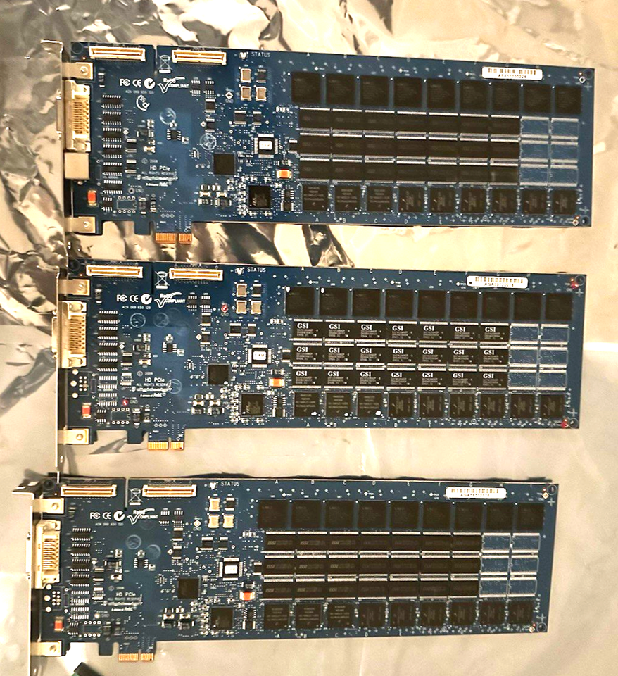 Avid / Digidesign HD Accel Core PCle and 2 HD Accel Cards With 2 Flex ...