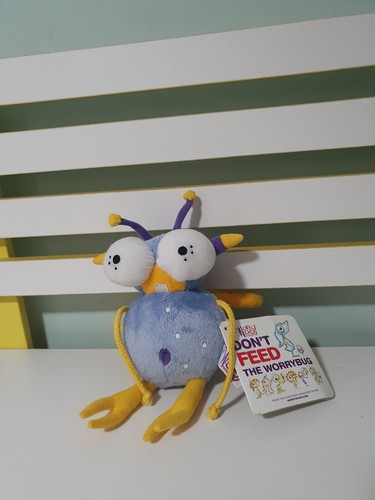 Worry Woo Monsters The Worry Bug WORRYBUG Plush Book Character Stress ...