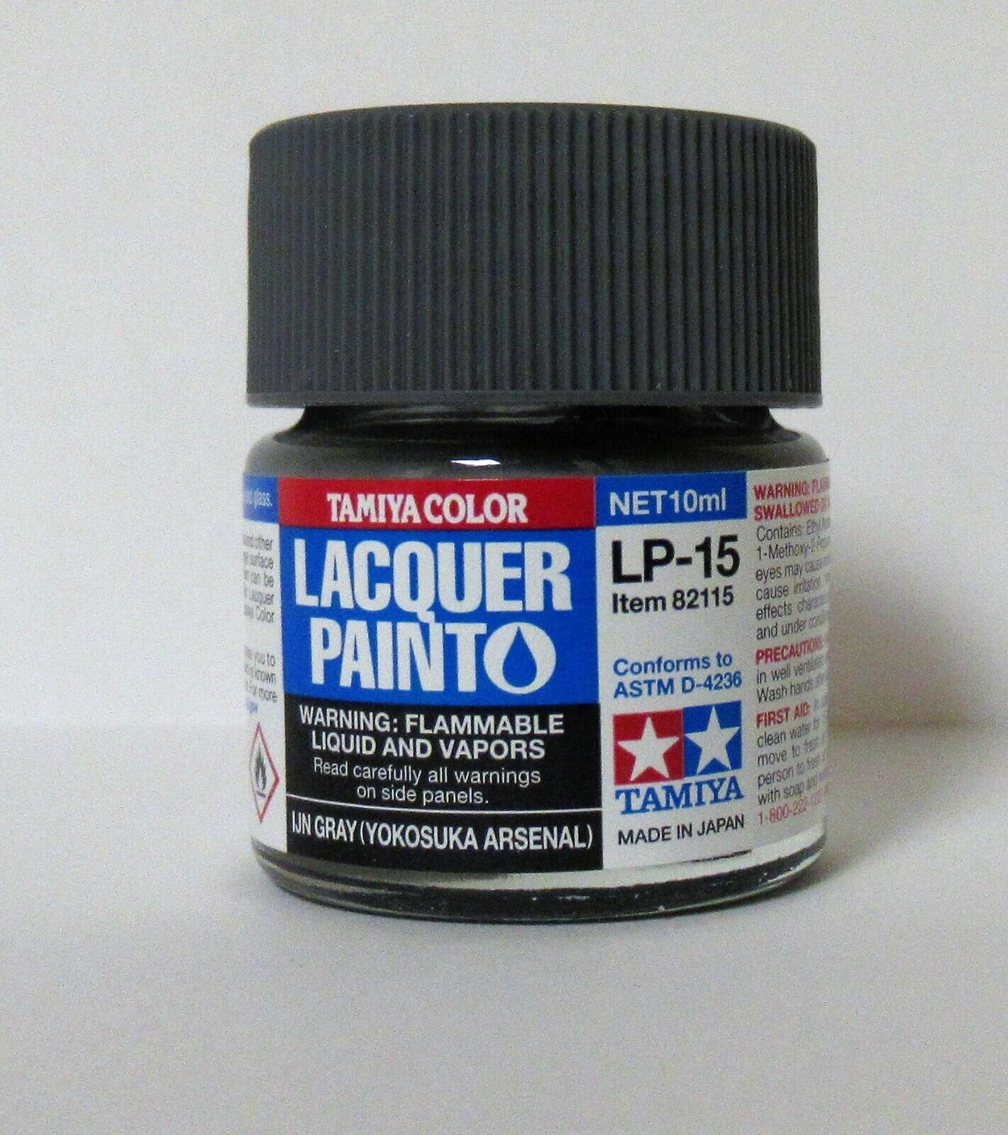 Tamiya Color Lacquer Paint LP-15 IJN Gray (Yokosuka A.) (10 ML) #82115 ...