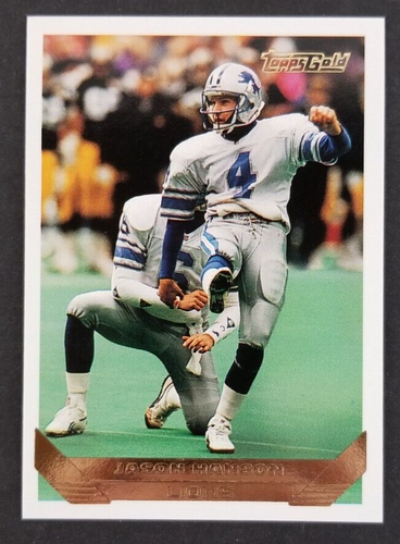 Jason Hanson 1993 Topps Gold Football Card #320 (NM) | eBay
