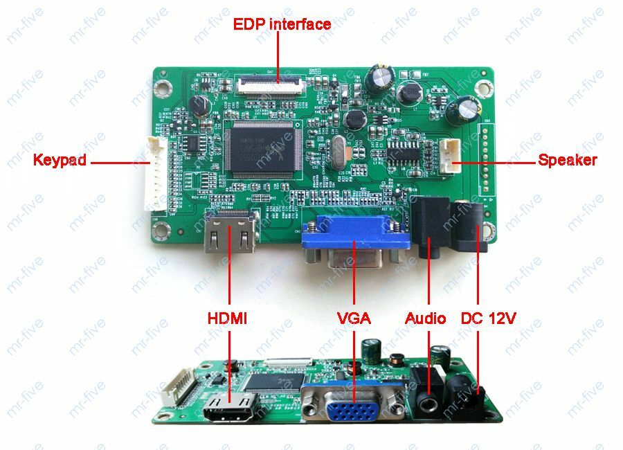 Fit LP156WHU (TP)(E1)/(F1)/(H1) 1366x768 EDP-30 Pin display controller ...