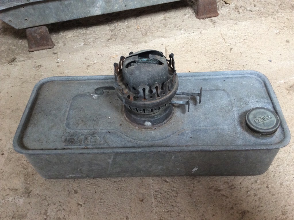 Reclaimed Old Galvanised Eltex Single Burner Green House Heater For ...