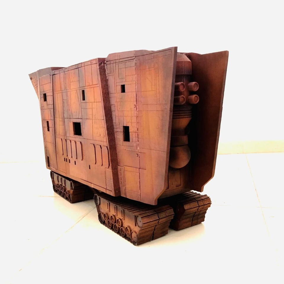 Sandcrawler (Digger Crawler) for 3.75 inch (1:18) Scale Figure Diorama ...