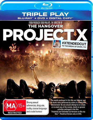 Project X | Blu-ray + Dvd + Digital Copy (Blu-ray, 2012)📪FAST POST📪 ...