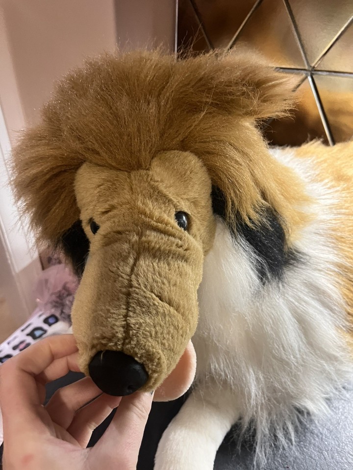 E & J Prima Classic Collection Large Rough Border Collie Realistic Soft ...