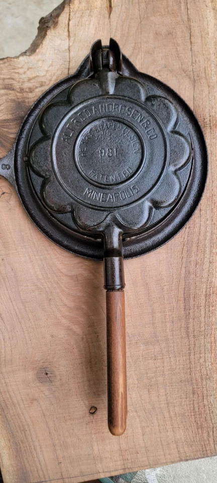 Cast Iron Waffle Heart for sale | eBay