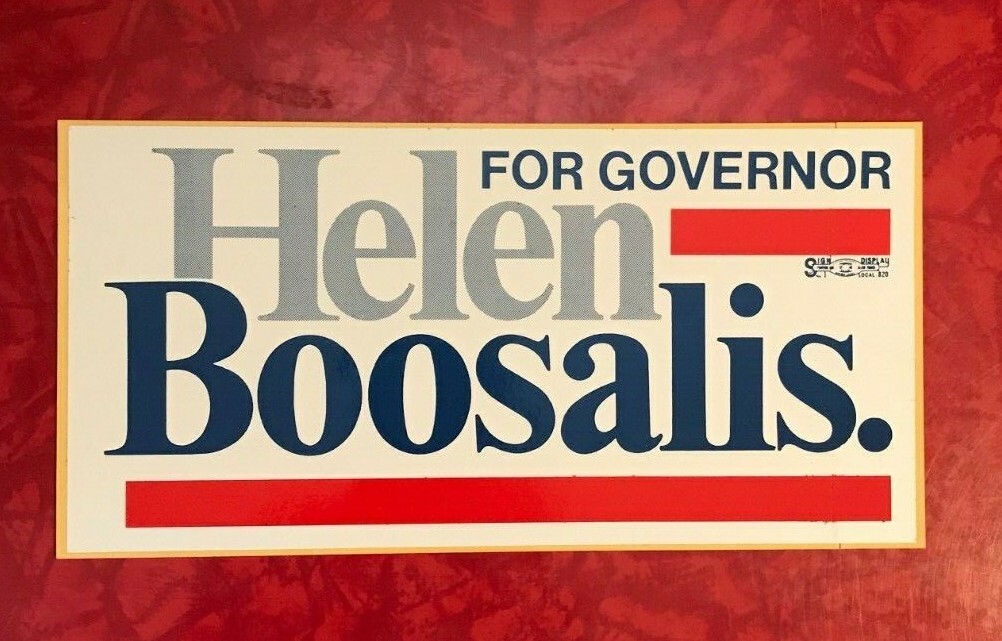 1986 HELEN BOOSALIS FOR GOVERNOR (NEBRASKA) unused LAPEL STICKER | eBay