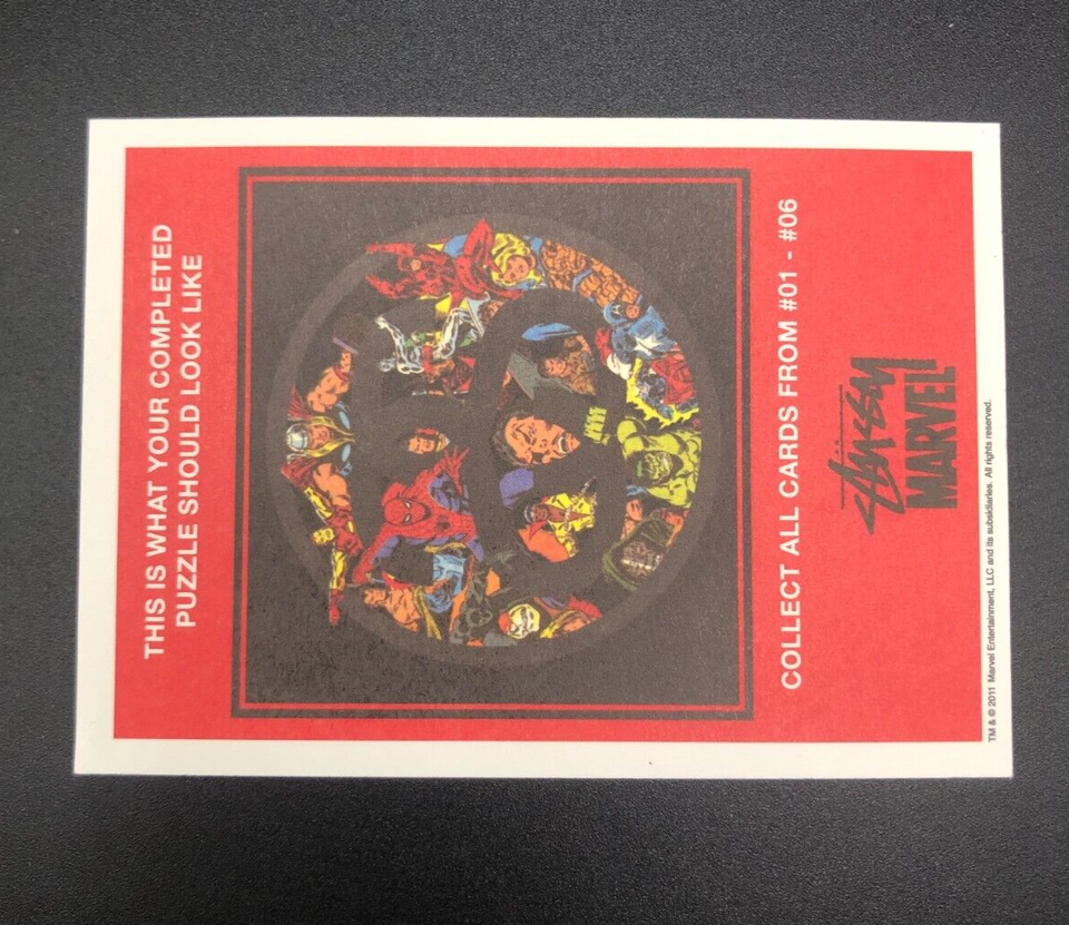 Stussy MARVEL OFFICIAL COLLECTORS TRADING CARDS 16 cards SET 2011 | eBay