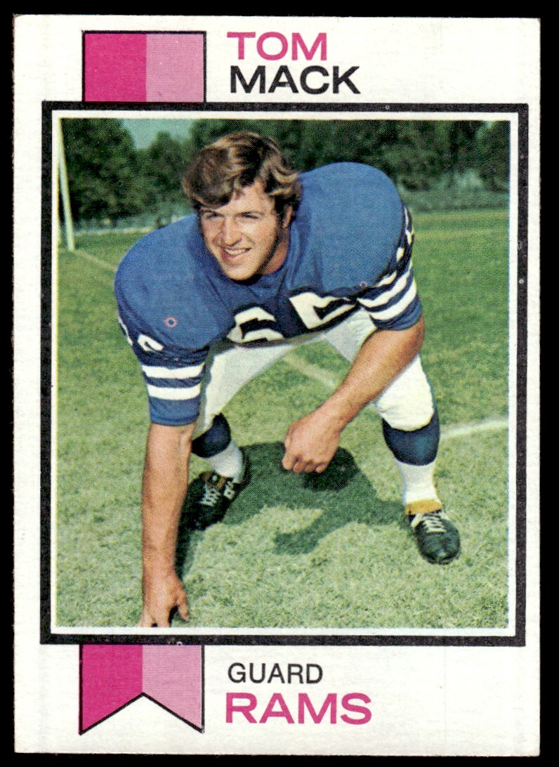 1973 TOPPS TOM MACK 2 LOS ANGELES RAMS #90 | eBay