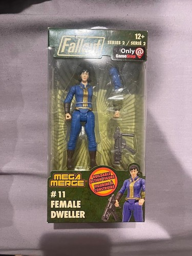 Fallout Mega Merge Series 2 #11 Female Vault Dweller Action Figure ...