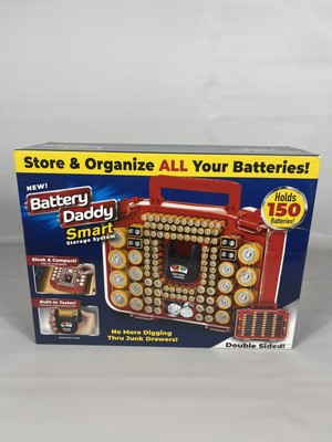 Battery Daddy 150 Battery Organizer and Storage Case with Tester NEW in ...