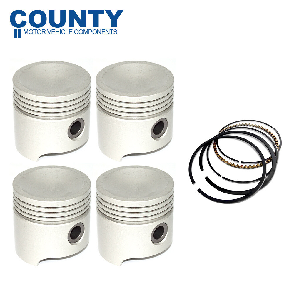 Dish Top Piston & Ring Set STD FOR Austin Healey MG Midget Mini 1275 ...