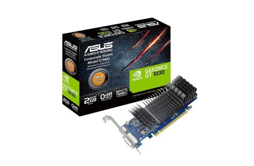 ASUS Nvidia GeForce GT 1030 2GB GDDR5 Graphics Card GPU GT1030-2G-CSM ...