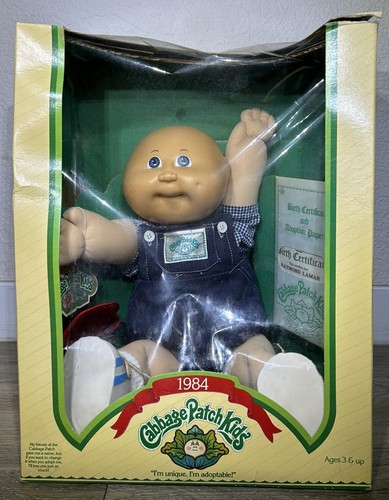 Rare Orig Box & Adoption Papers Cabbage Patch Kid | eBay