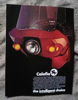 1978 Calafia Fairing Motorcycle Print Ad | eBay