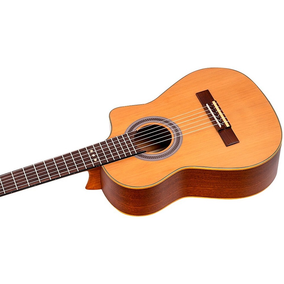 Ortega RQ39E Requinto Acoustic-Electric Guitar Natural | eBay