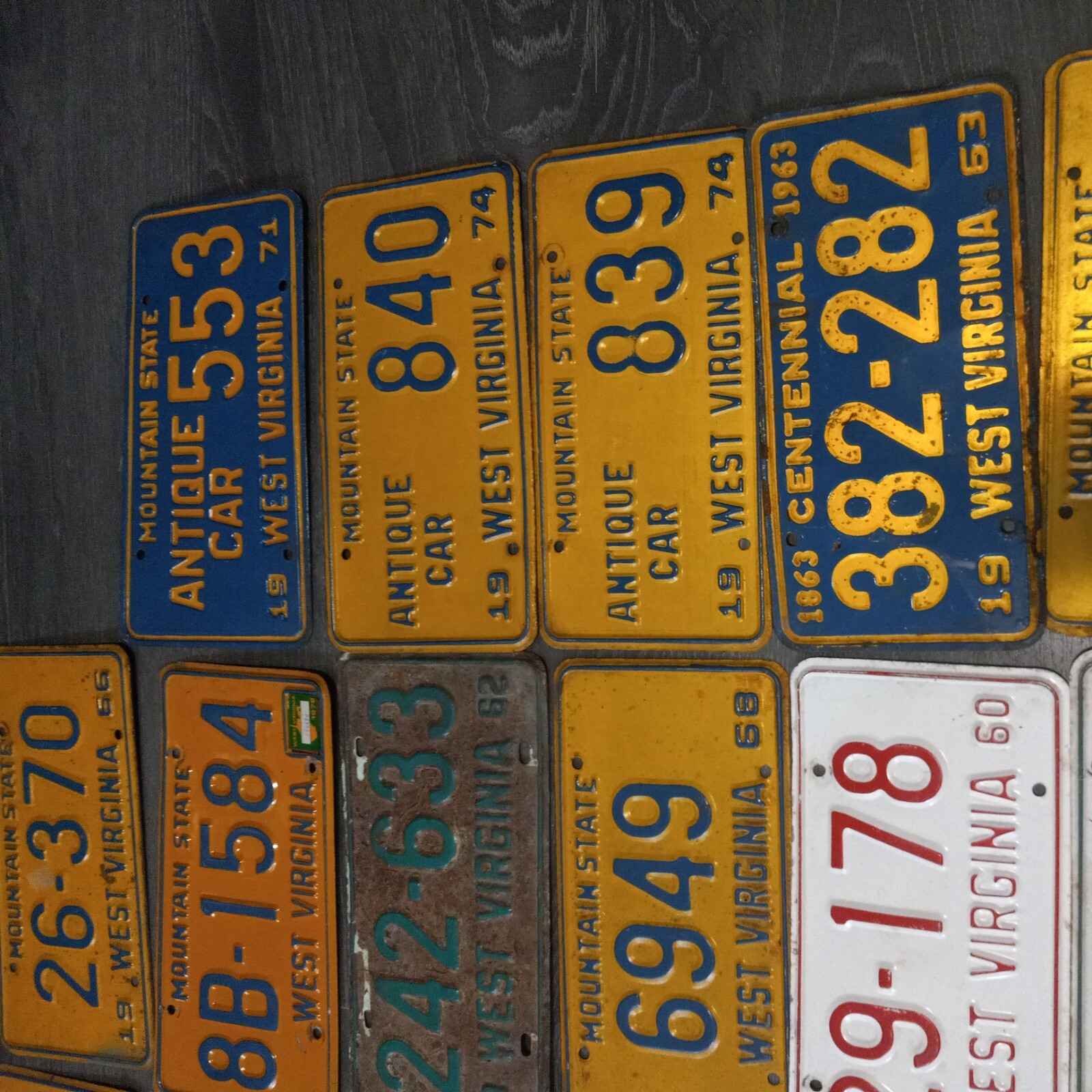 Vintage WV License Plates 1958-1976 Choose your plate | eBay