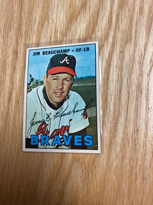 1967 Topps Jim Beauchamp Atlanta Braves Card #307 | eBay
