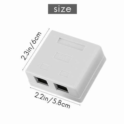 RJ45 Socket - Shielded Mounted Wall Socket with CAT6A Ethernet3484 ...