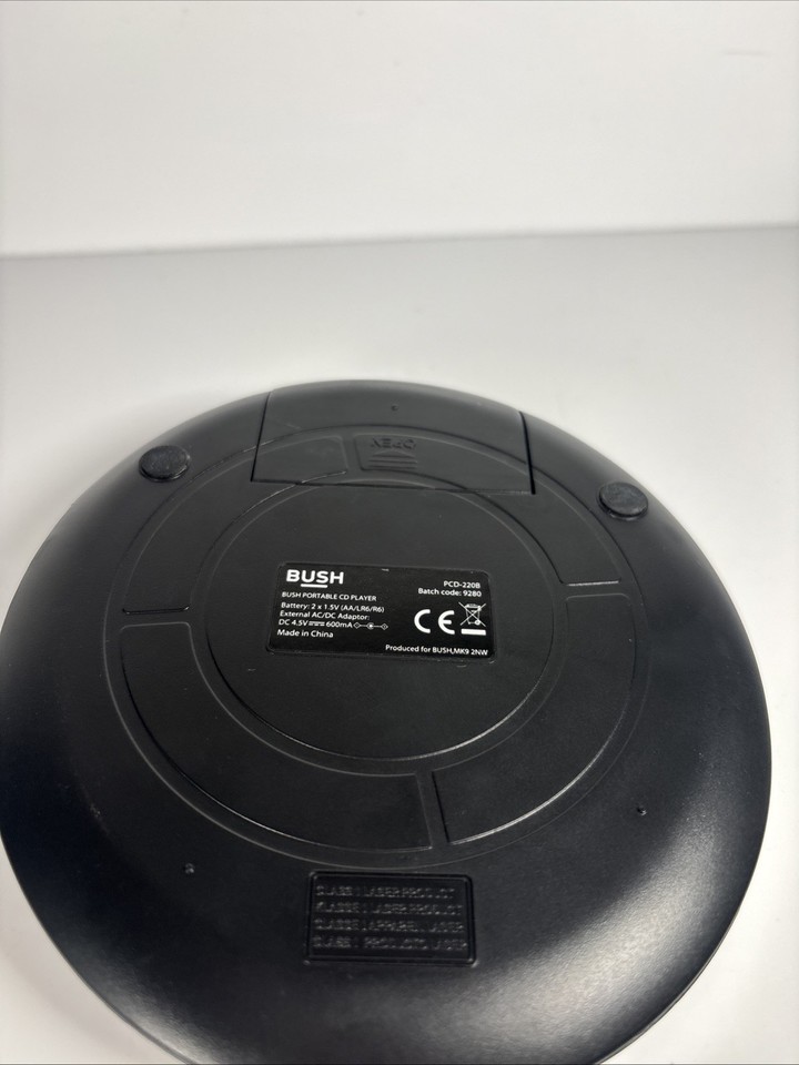 Bush Personal CD Player PCD-220B Walkman Cd Discman Working Good ...