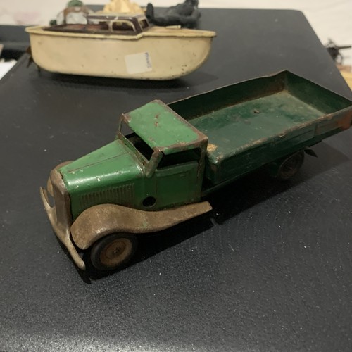 Triang Minic Tinplate Clockwork flat bed lorry see more | eBay UK