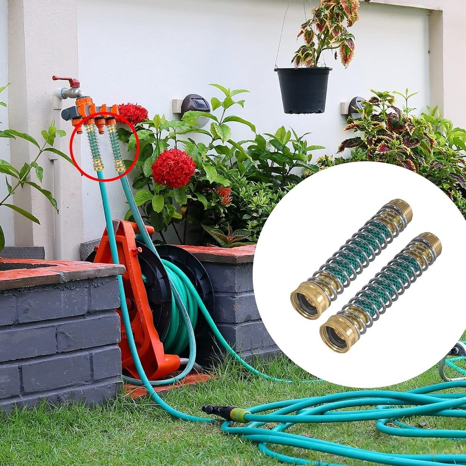 2 Pack Spring-Design Hose Protectors for Kink Prevention - Durable ...