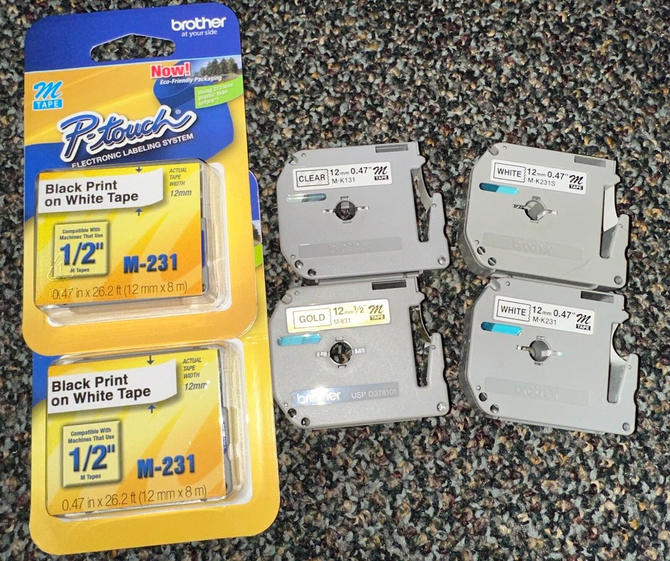 Brother Pt-90 Label Thermal Printer w/Extra Label Tapes 12502623304 | eBay