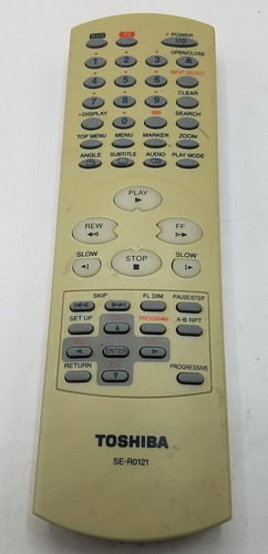 Genuine Toshiba Remote Control Model SE-R0121 for DVD Tested | eBay