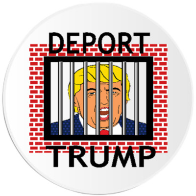 Deport Trump - Circle Sticker Decal 3 Inch - Anti Donald Political | eBay