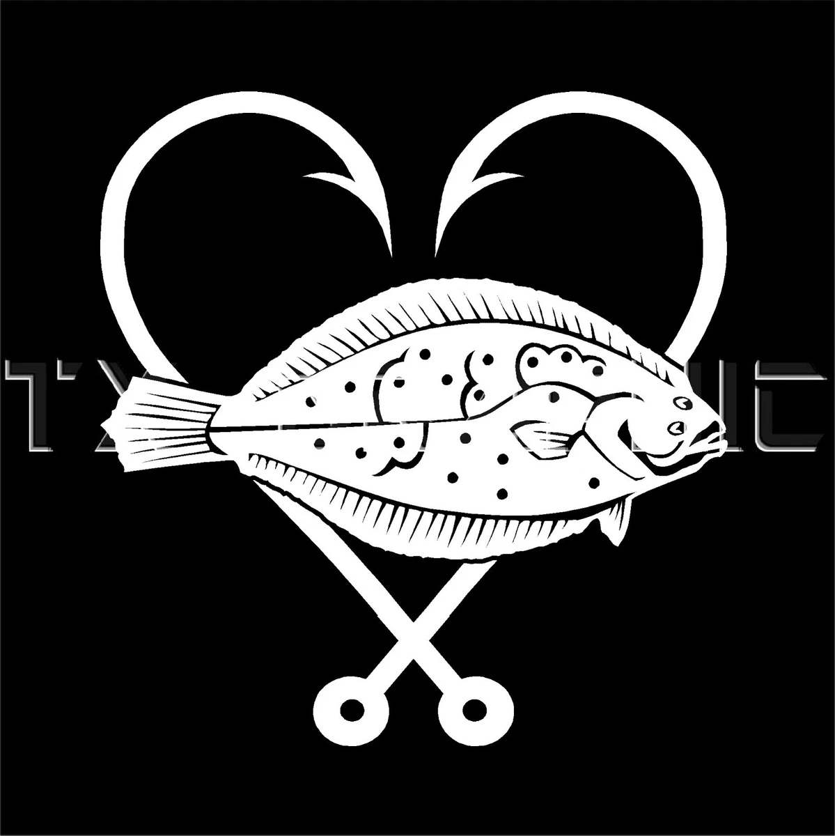 Flounder Decal