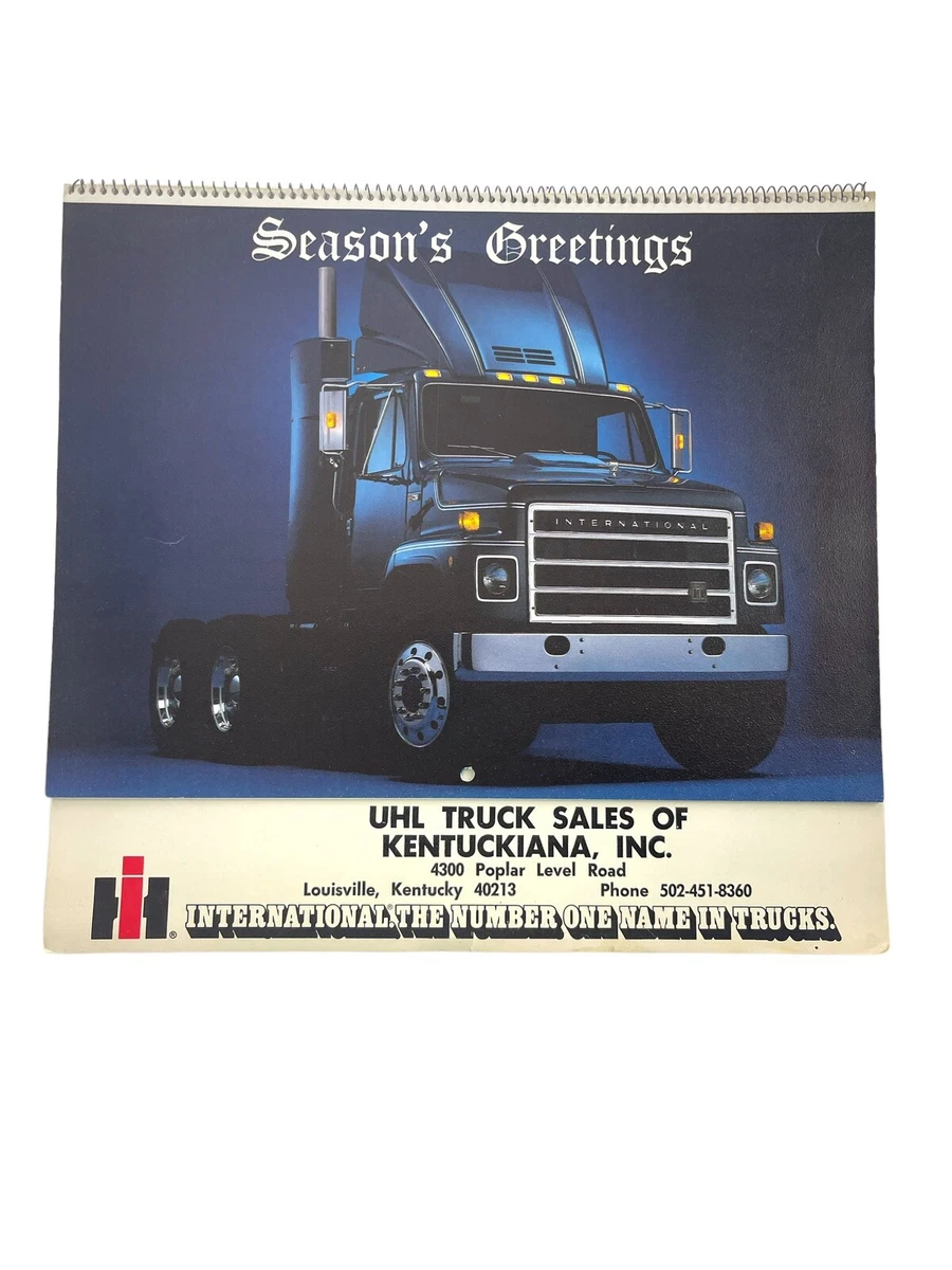 Semi Truck Calendar