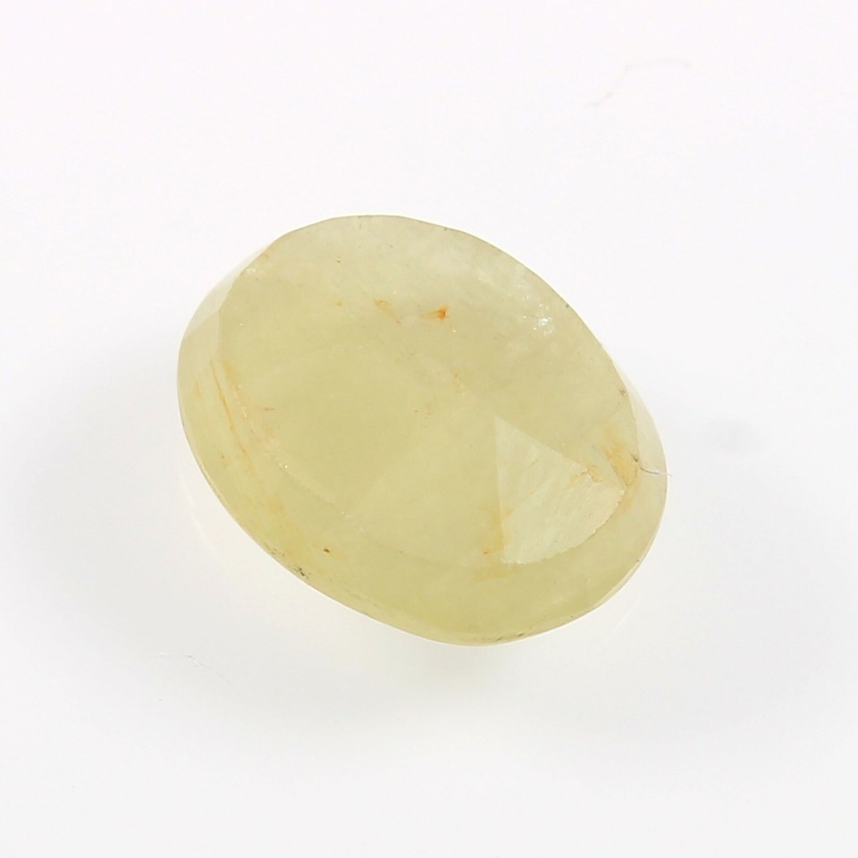 100%Natural African Yellow Sapphire Oval Cut Loose AAA Quality Gemstone ...