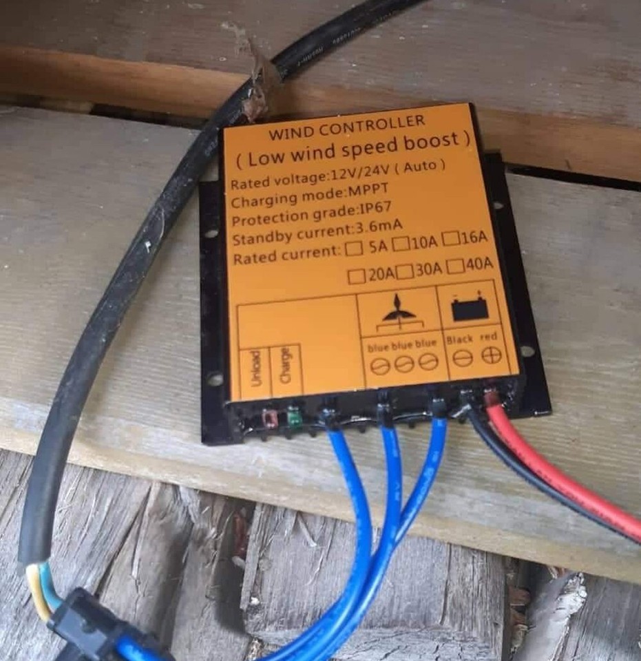 800W MPPT Charge Controller Boost Regulator for Wind Turbine Generator ...