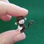 Extremely tiny Monkey. Dollhouse miniature. Doll pet micro monkey ...