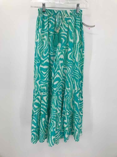 Pre-Owned True Destinations Blue Size XS Pull On Printed Pants | eBay