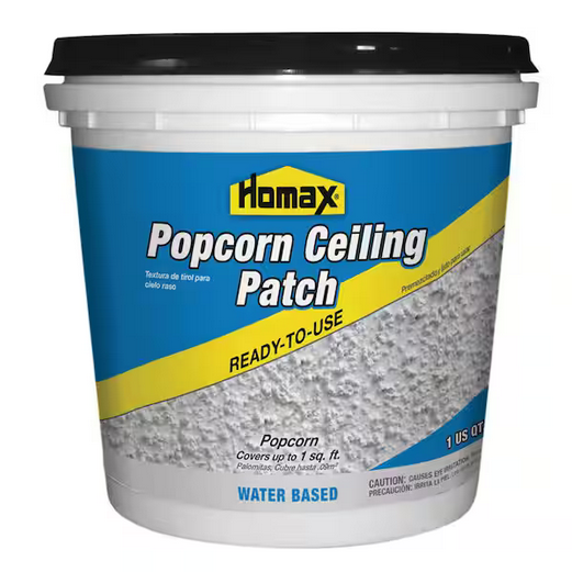 1 qt Premixed Popcorn Patch Ceiling & Wall Texture Repair Kit | eBay