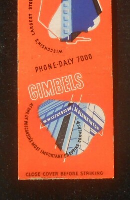 1950s Gimbels Wisconsin's Largest Department Store 101 Wisconsin Av ...