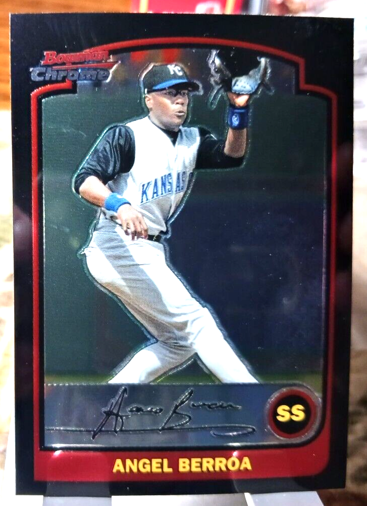 2003 Bowman Draft Picks & Prospects - Angel Berroa #BDP21 Chrome for ...